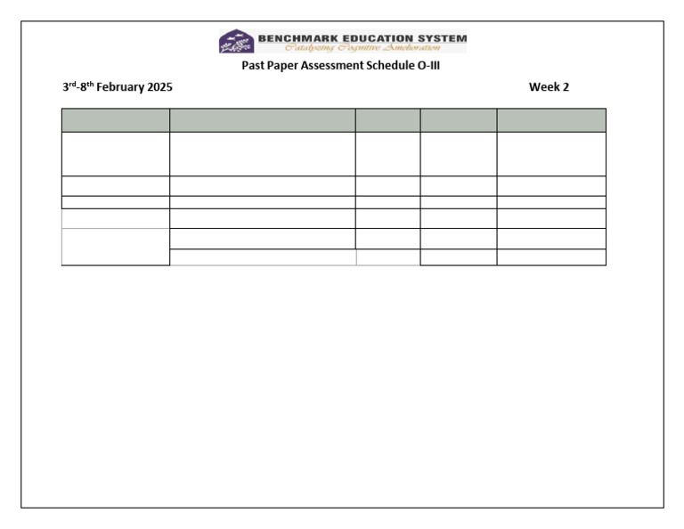 2025 Past Paper Assessment Schedule | PDF
