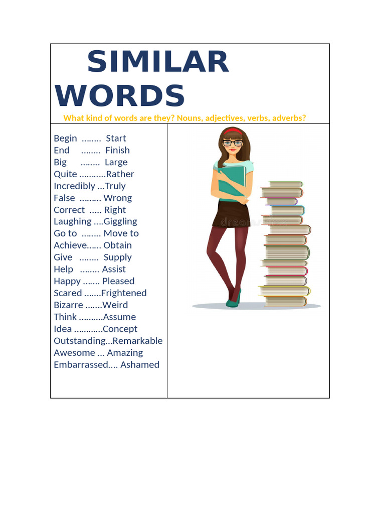 Similar Words | PDF