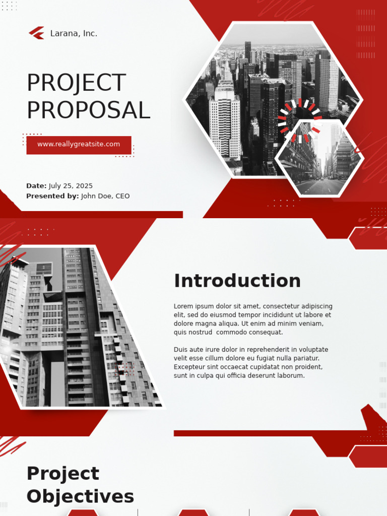 Red Modern Project Proposal Presentation | PDF | Business Economics | Economies