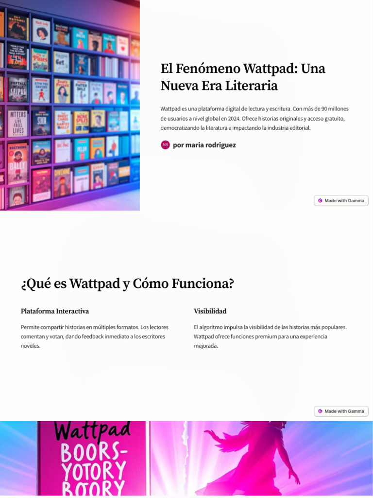 El Fenomeno Wattpad Una Nueva Era Literaria | PDF