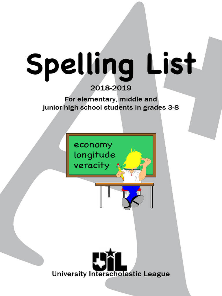 A+Spelling_1819 | PDF | Spelling | Letter Case