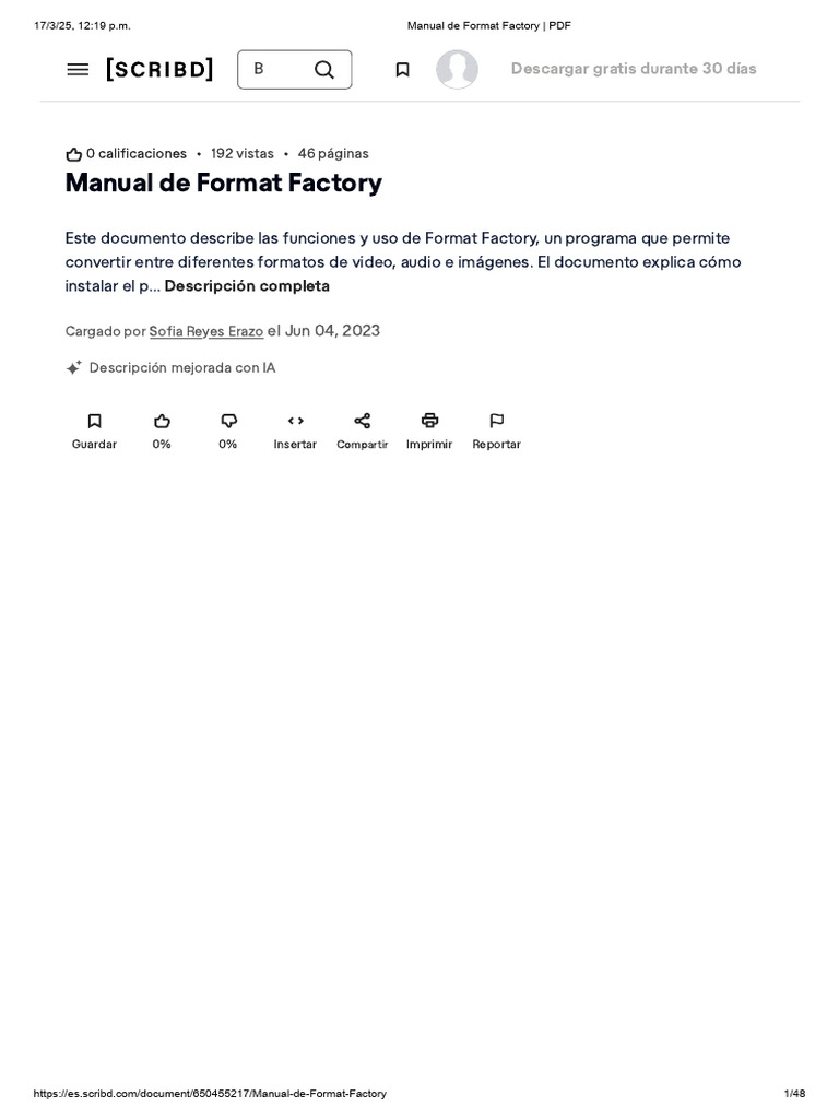 Manual de Format Factory - PDF | PDF