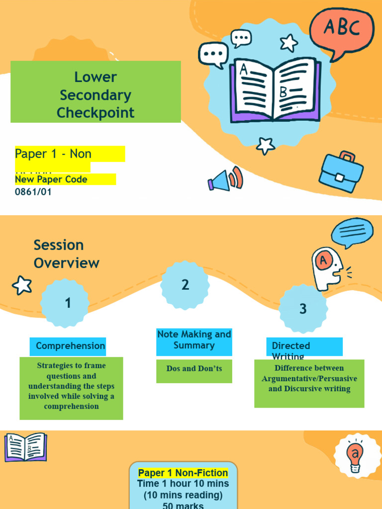 Lower Secondary Checkpoint | PDF | Essays | Reading Comprehension