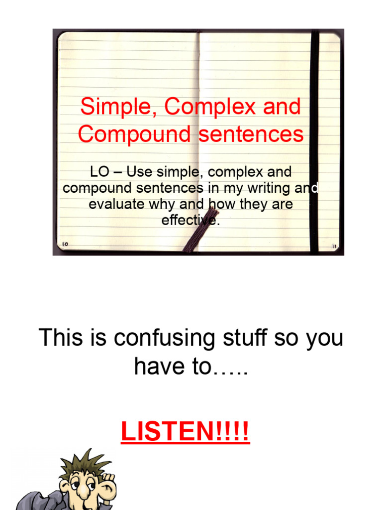 Simple, Complex and Compound Sentences | PDF | Sentence (Linguistics) | English Grammar