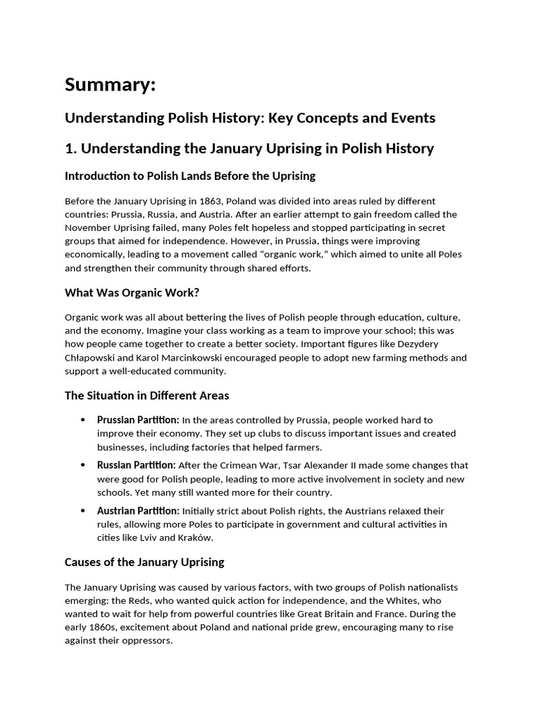 TMAI - Understanding Polish History Key Concepts Events | PDF | Poland