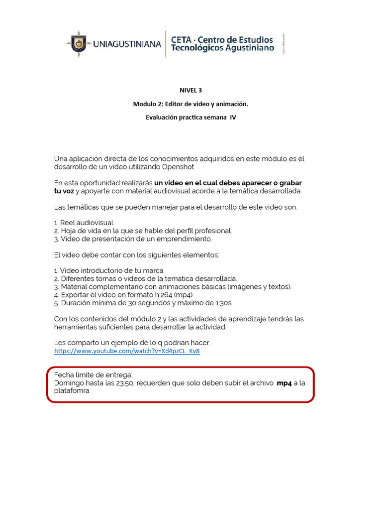 Evaluacion Practica Semana 4 Modulo 2 OP | PDF