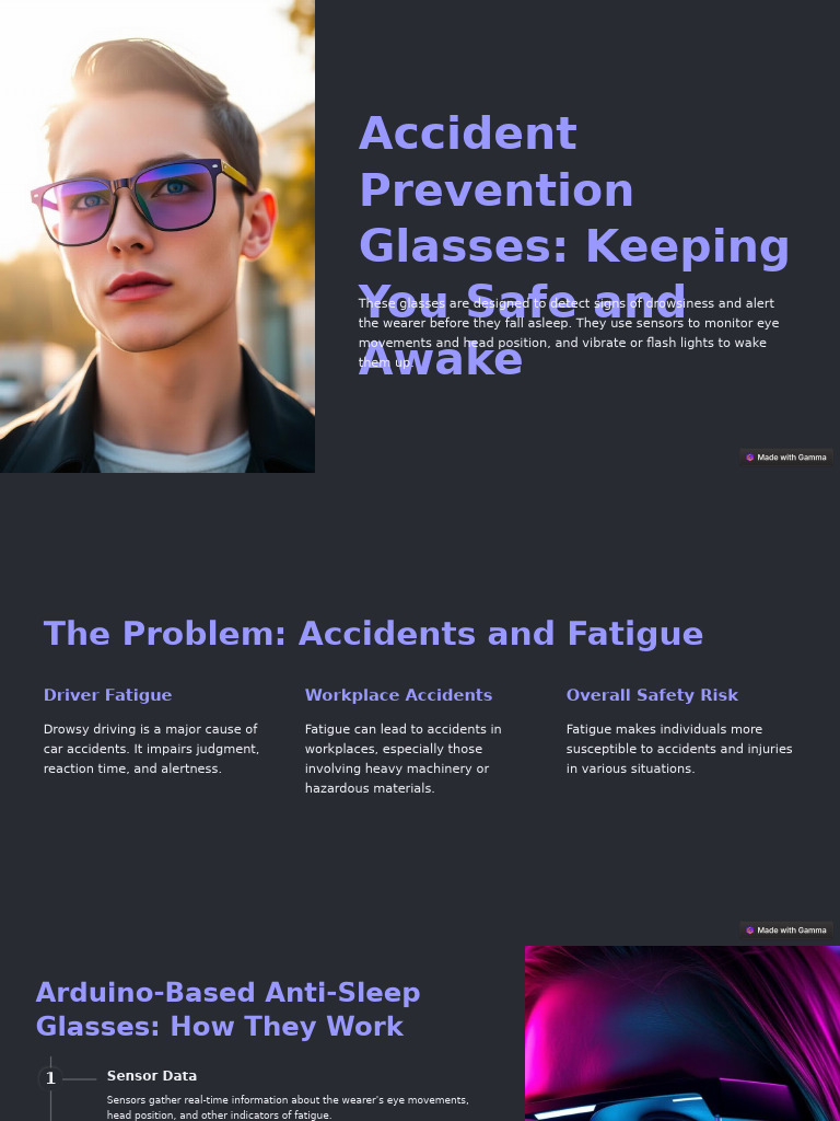 Accident Prevention Glasses Keeping You Safe and Awake | PDF ...
