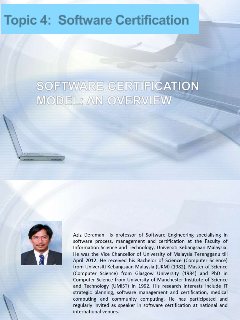 Overview of Software Certification Model | PDF | Software | Reliability ...