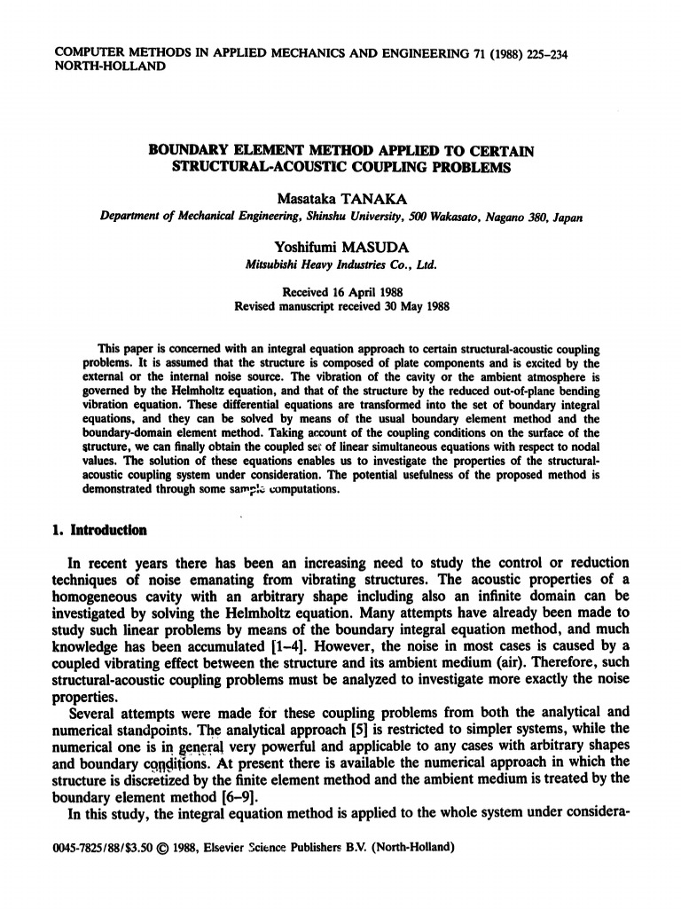 Boundary-element-method-applied-to-certain-_1988_Computer-Methods-in-Applied | PDF | Boundary ...