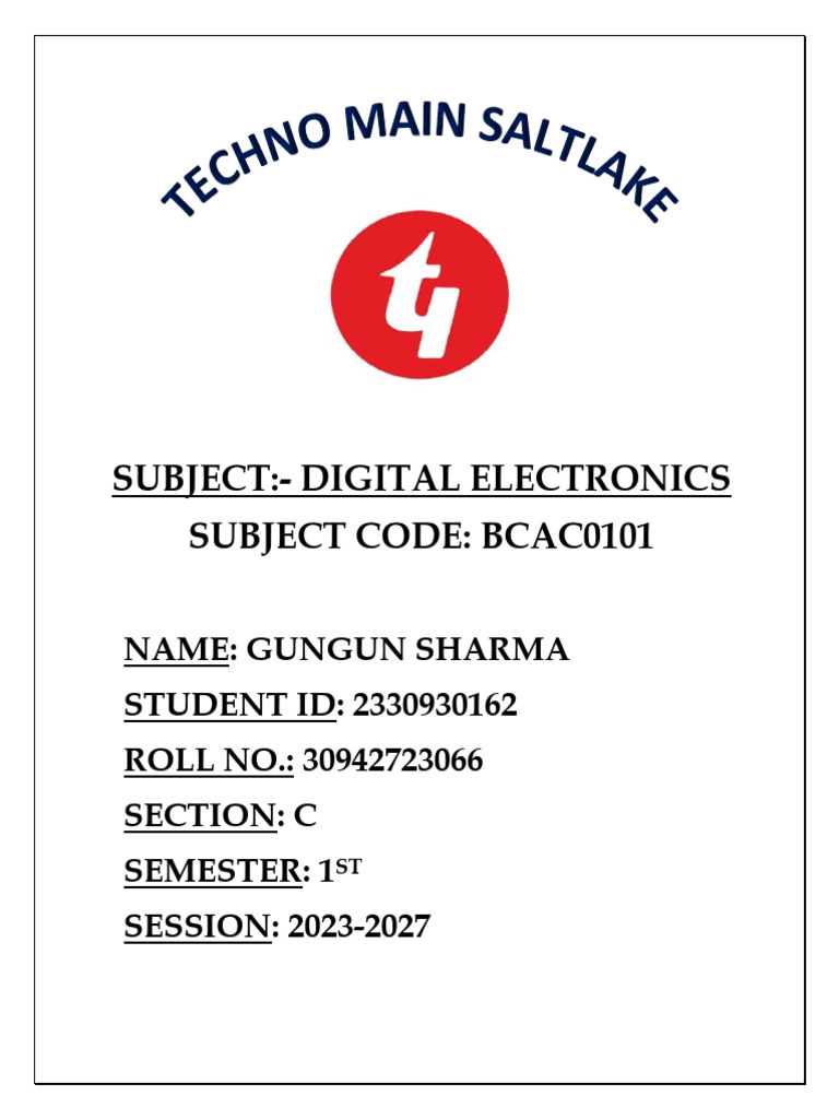 Digital Electronics | PDF