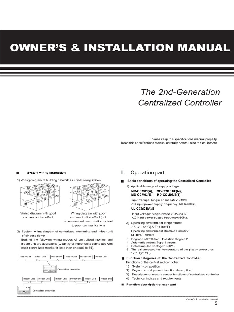 MD-CCM03 Manual de Instalacion | PDF | Computer Network | Electrical Wiring