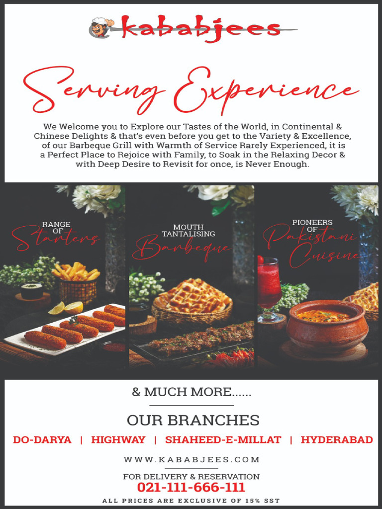 Karachi New Menu1 | PDF