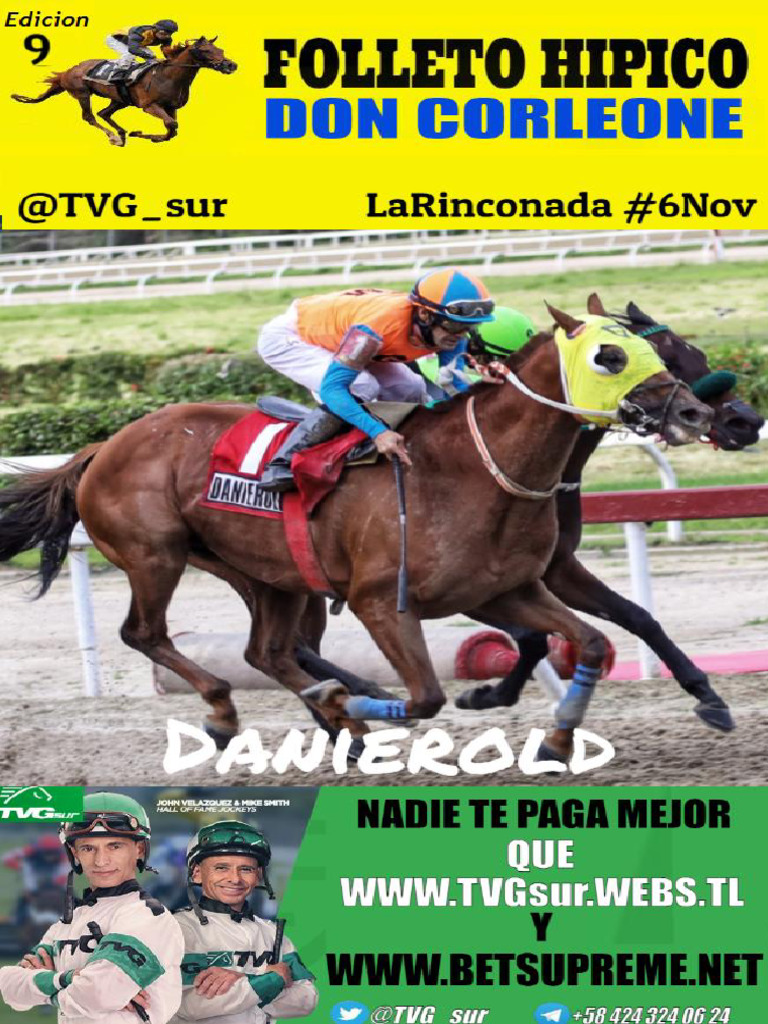 FOLLETO HIPICO DON CORLEONE LA RINCONADA (2) | PDF