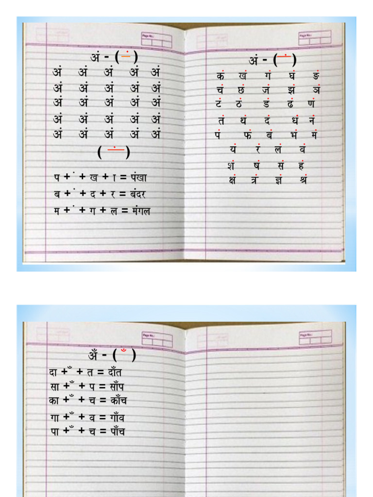 STD I Notebook Notes 7 | PDF