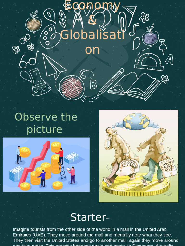 MSC Year 11 Lesson - 1 Globalisation and Economy PPT 2 | PDF | Exports | International Trade