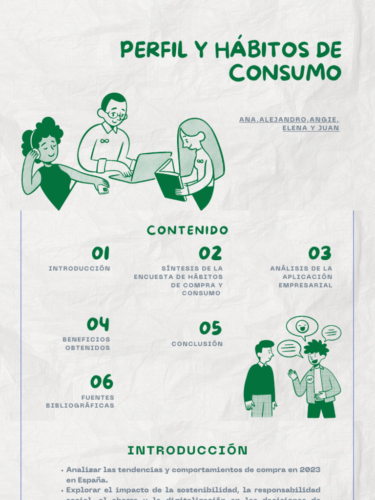 Presentación para Empresa Doodle Ilustrada Azul | PDF | Los consumidores | Sustentabilidad