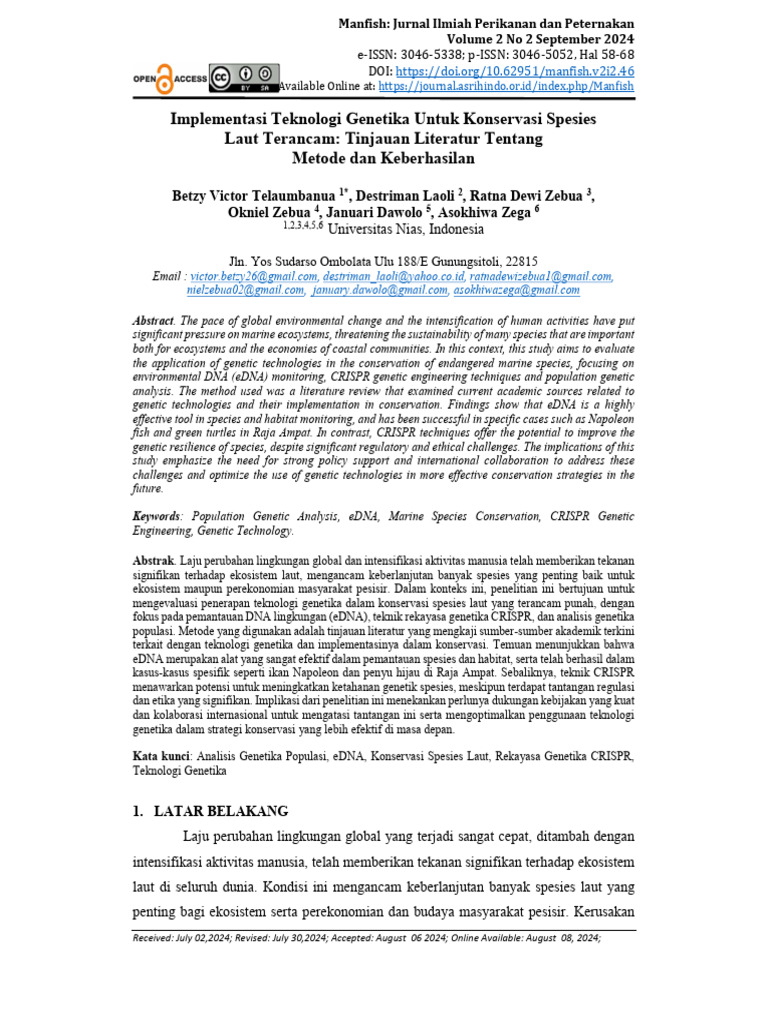 Manfish +Volume+2,+No.+2,+September+2024+Hal+58 68. | PDF