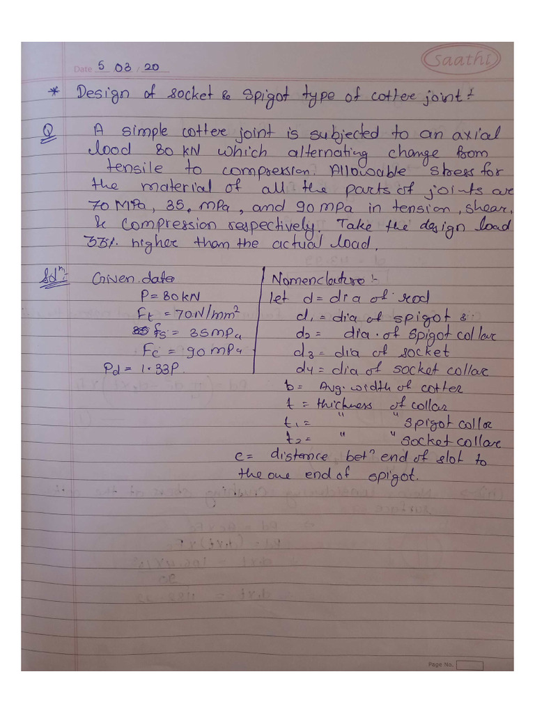 Socket & Spigot Joint | PDF