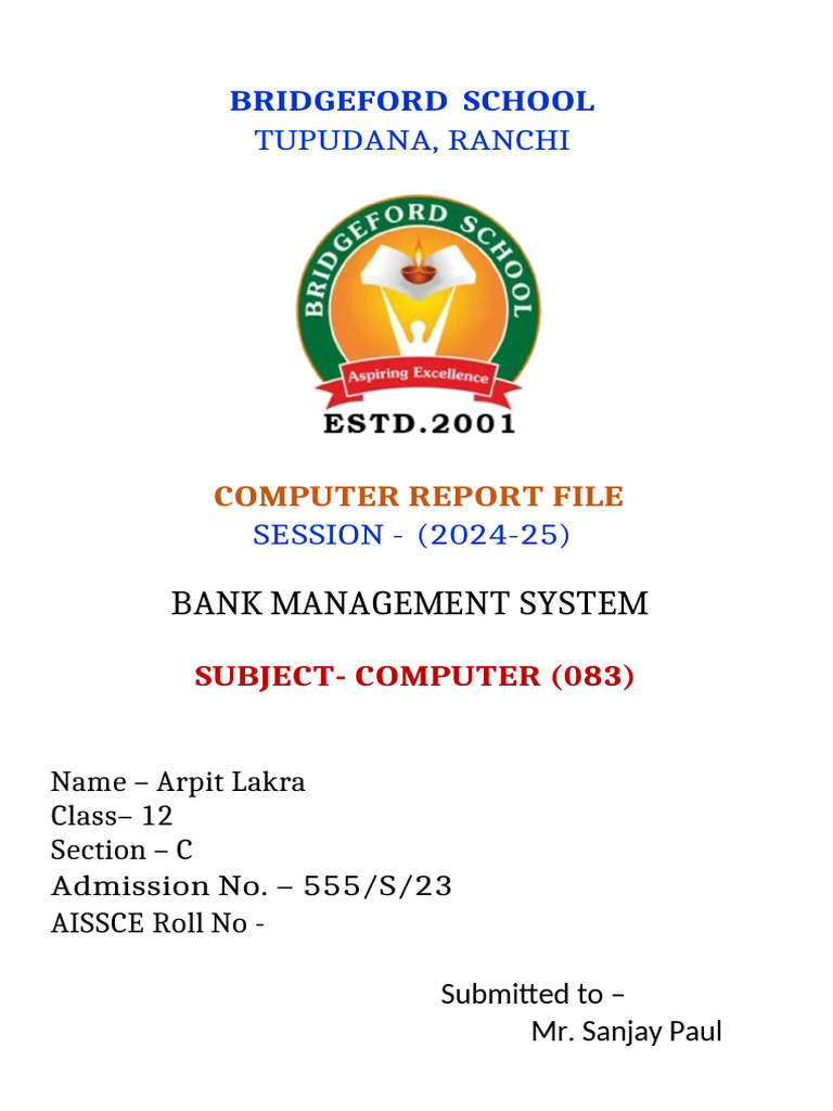 Computer Front Page | PDF