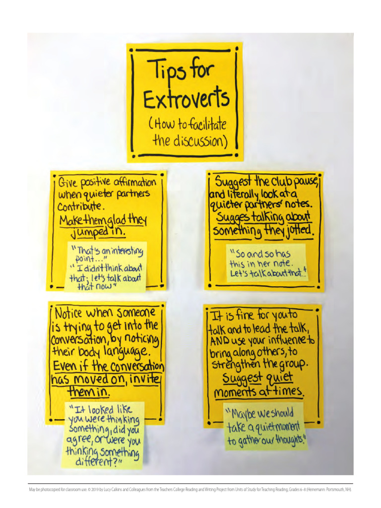 Tips for Intoverts & Extroverts | PDF