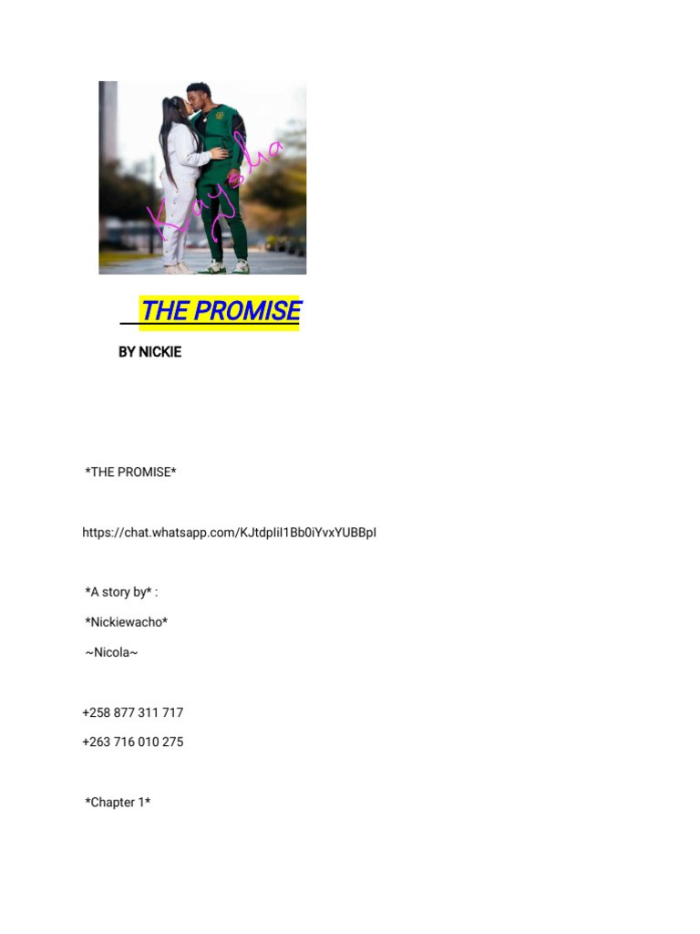 The PROMISE-PDF by@Mhofela Jay Kay | PDF