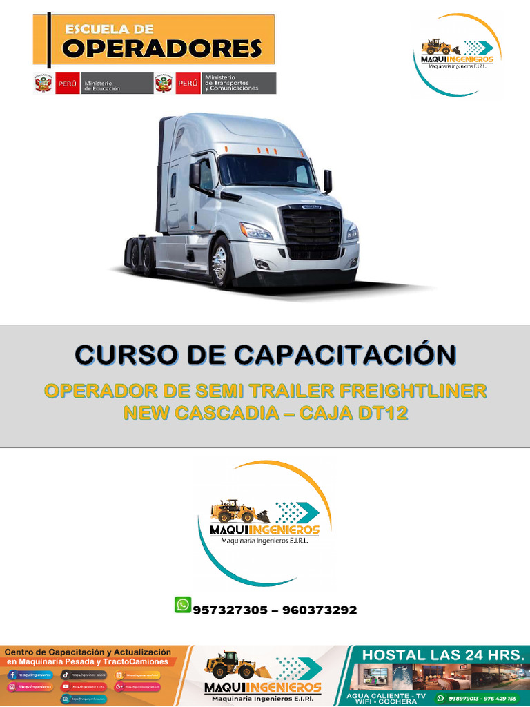 Manual Operador Freightliner Cascadia | PDF | Neumático | Arrastrar ...