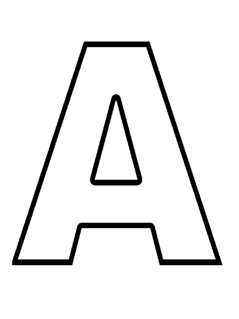 Vocales en blanco y negro | PDF