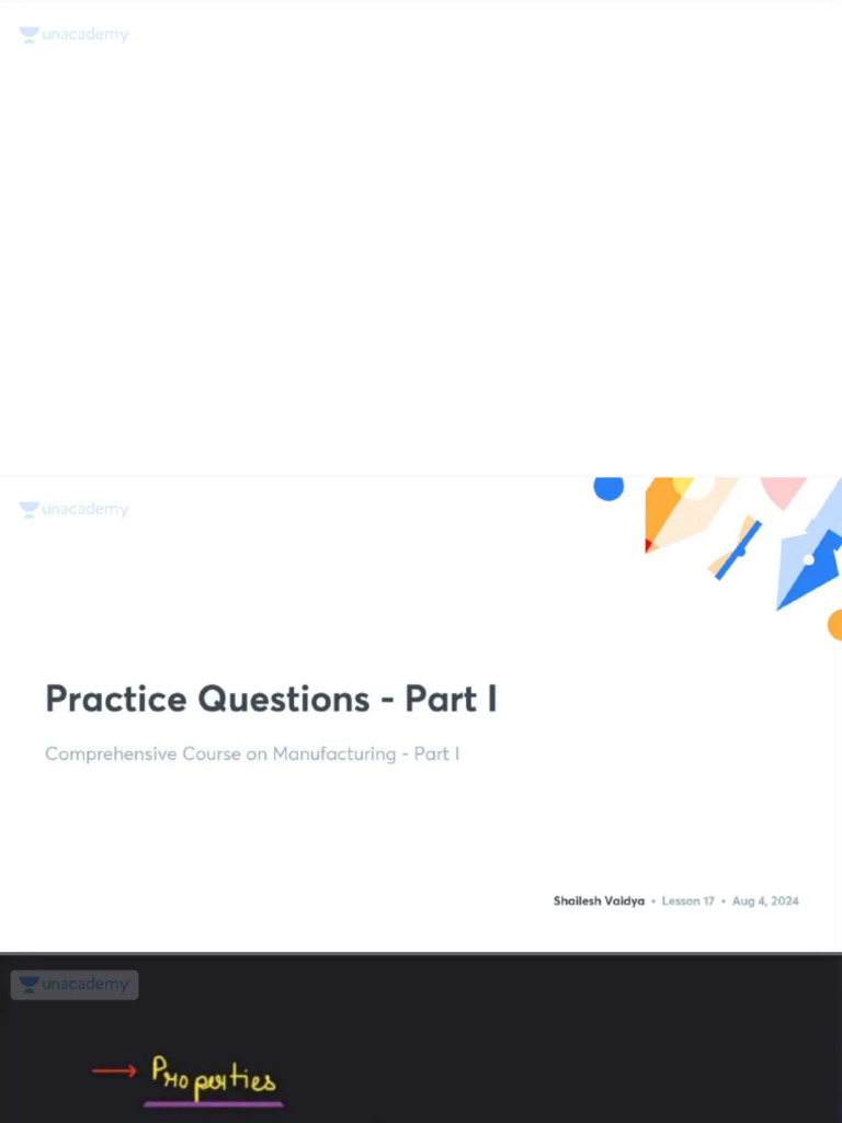 Practice Questions - Part I With Anno 1738386510313 | PDF