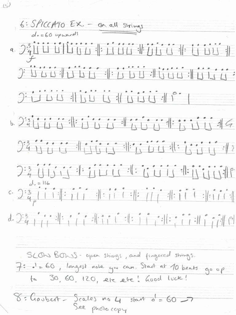 Spiccato Ex On All String23082020 | PDF