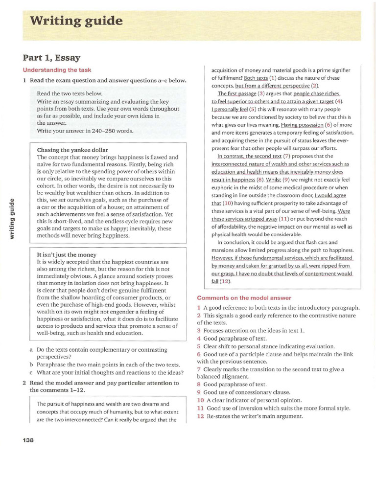 Masterclass CPE Writing Examples | PDF