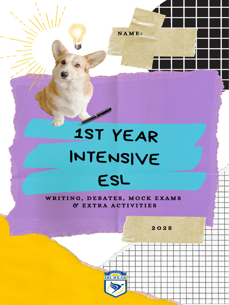 My English Notebook 1st Year 2025 | PDF | Adverb | Verb