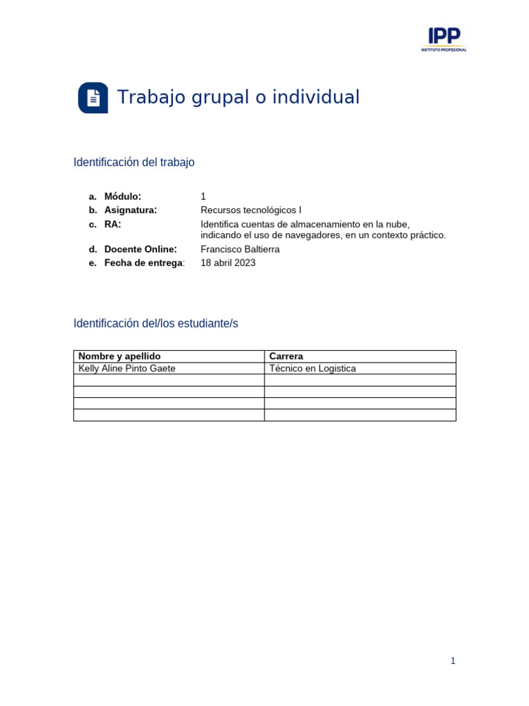 / KellyPintoGaete_T1_M1_RecursosTecnilogicosI | PDF | Archivo de computadora | Informática