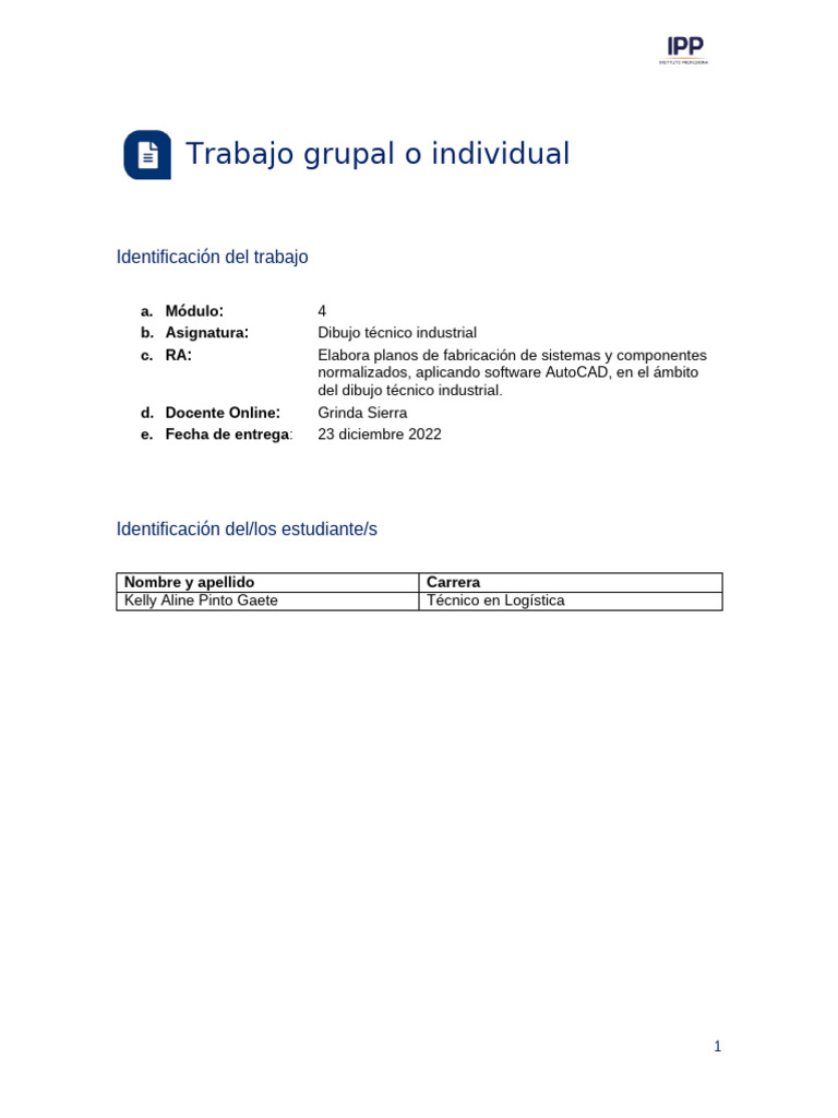 Kelly_Pinto_TI_-M4_Dibujo_Tecnico_Industrial | PDF | Cad automático ...