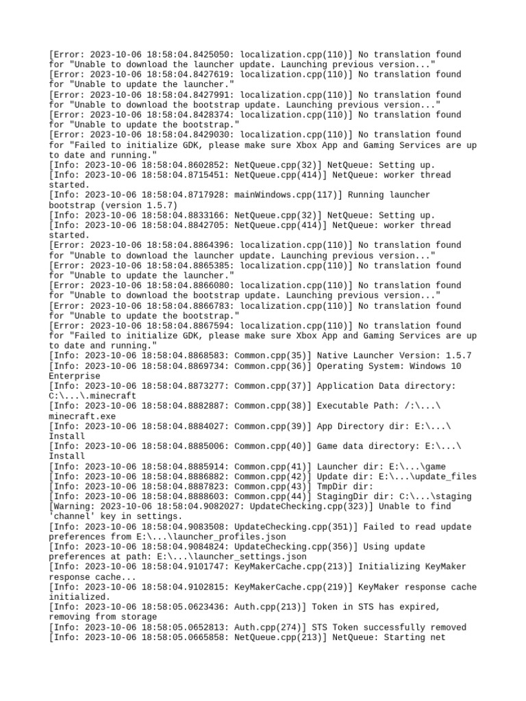 Launcher Log1 | PDF | Microsoft Software | Software