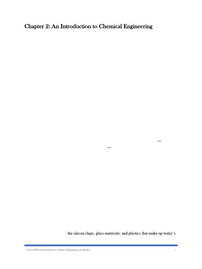 An Introduction To Chemical Engineering | PDF | Distillation | Cracking ...