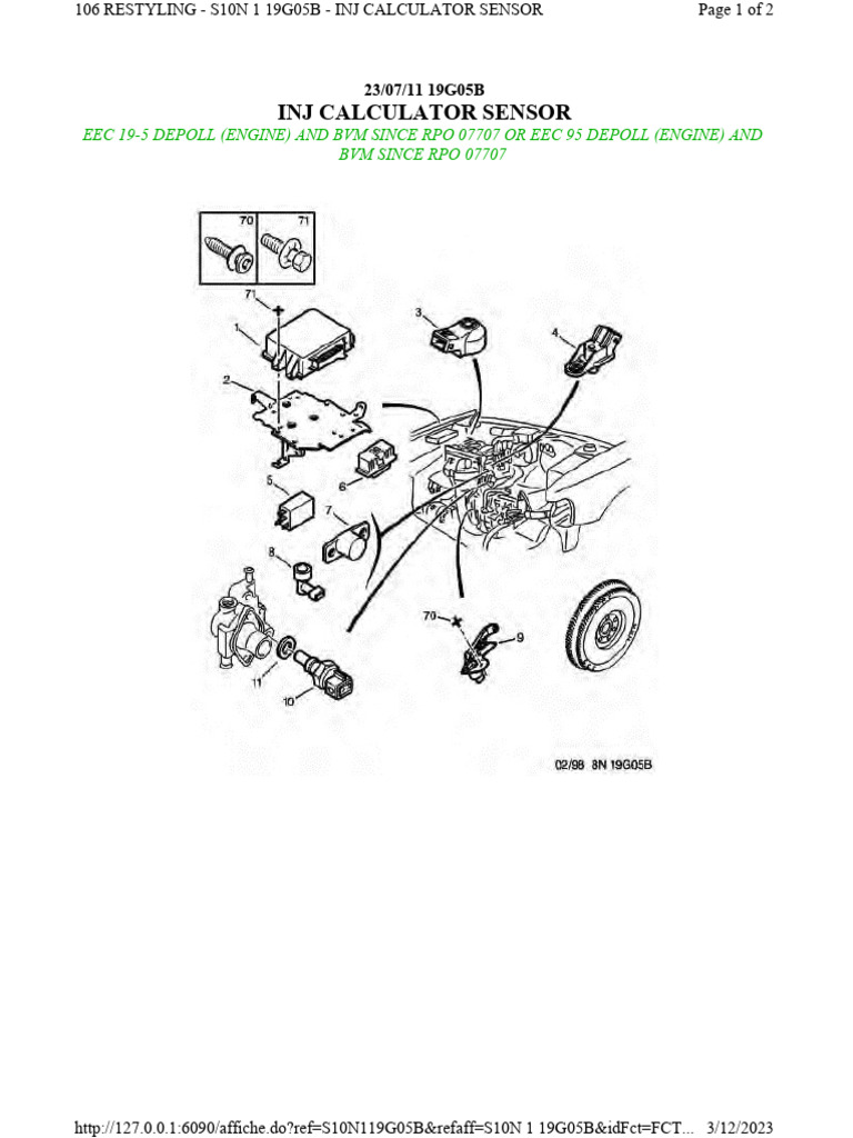 Injector Calculator Sensor Guide | PDF