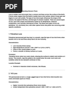 Types of Basic and Acidic Lava | PDF