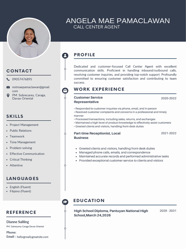 Blue and Gray Simple Professional CV Resume - 20250317 - 132012 - 0000 ...