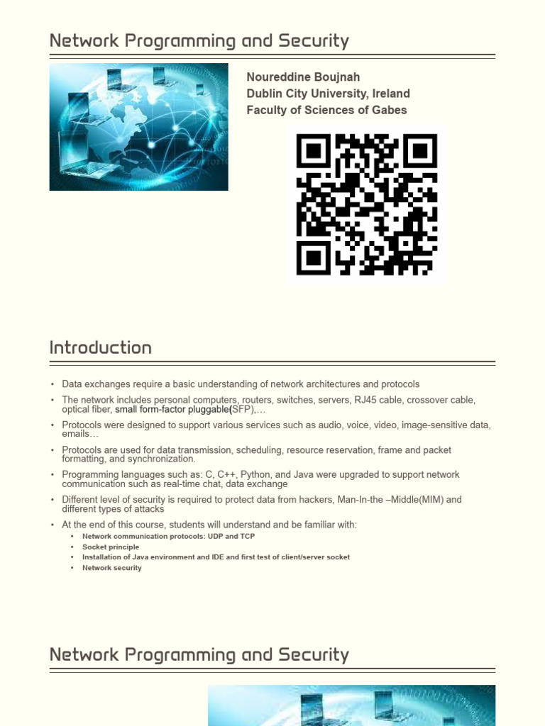 Network Programming and Security - Rev | PDF | Internet Protocols | Computer Network