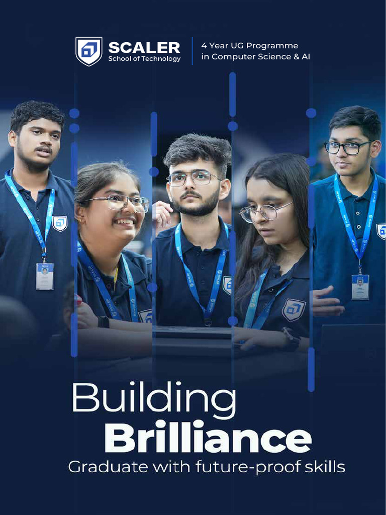 Scaler's 4-Year CS & AI Program Overview | PDF | Academic Degree | Bachelor Of Science