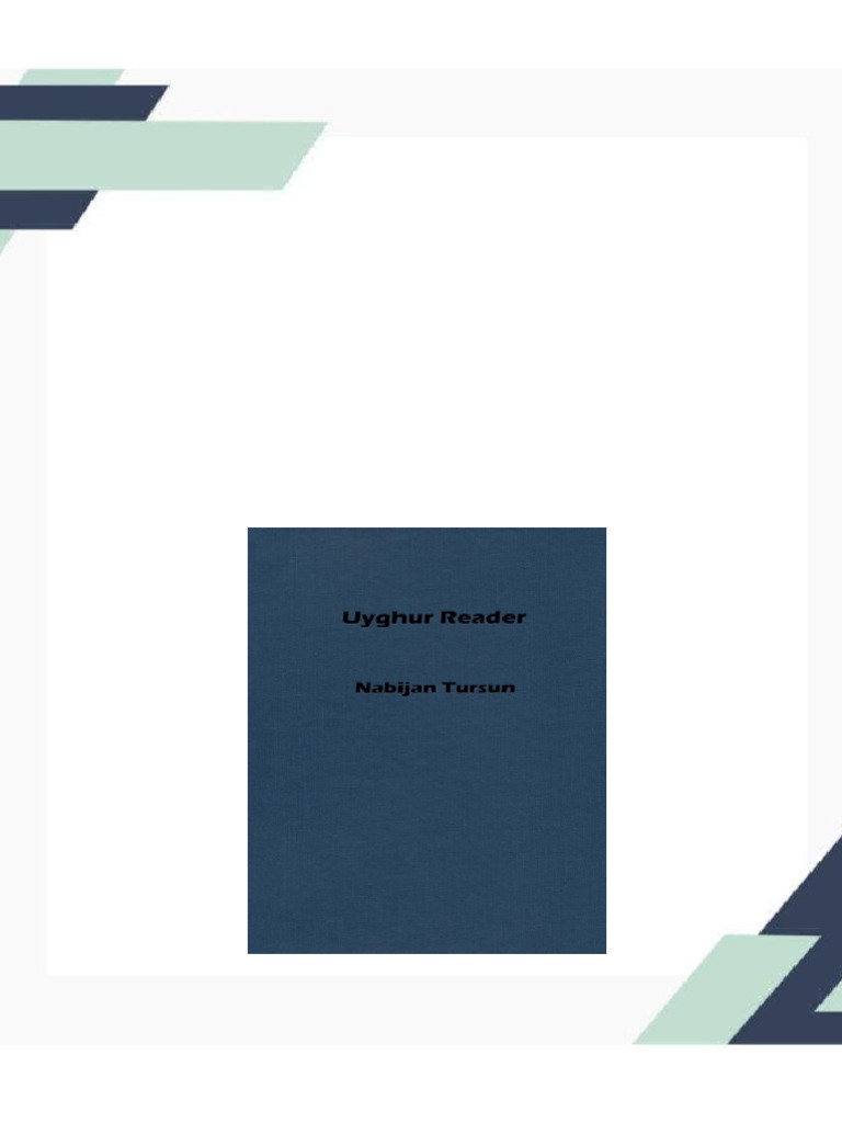 Uyghur Reader 2nd Revised edition Edition Nabijan Tursun - Download the ...
