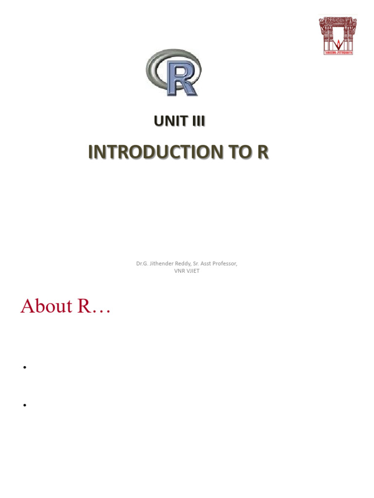 R_Upto Data Types_G Jithender Reddy | PDF | Multiplication | Data Type