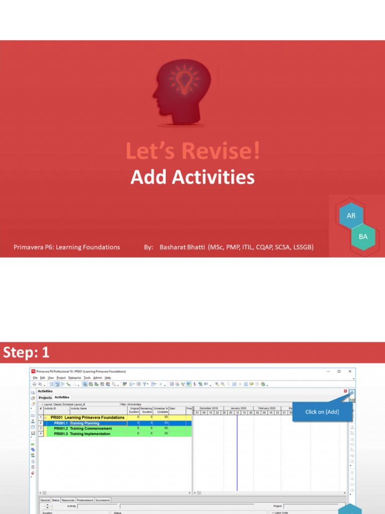 Section3 Revision Add Activities | PDF