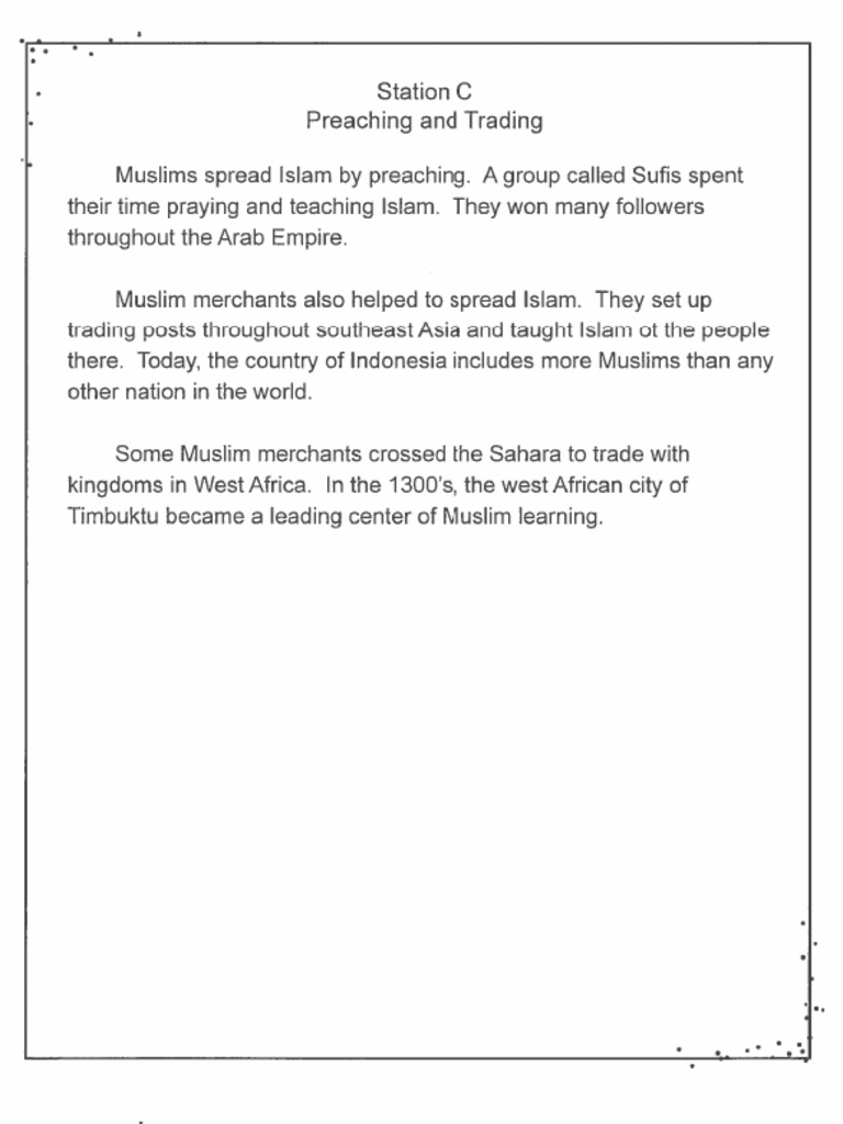 Islamic Empires Reading Passages | PDF