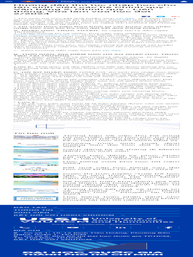 H NGD NTH T CNH PH C Cho Tân Sinh Viên Các H Chính Quy - V NB NG 2, Chính Quy - Liên Thông, V ...