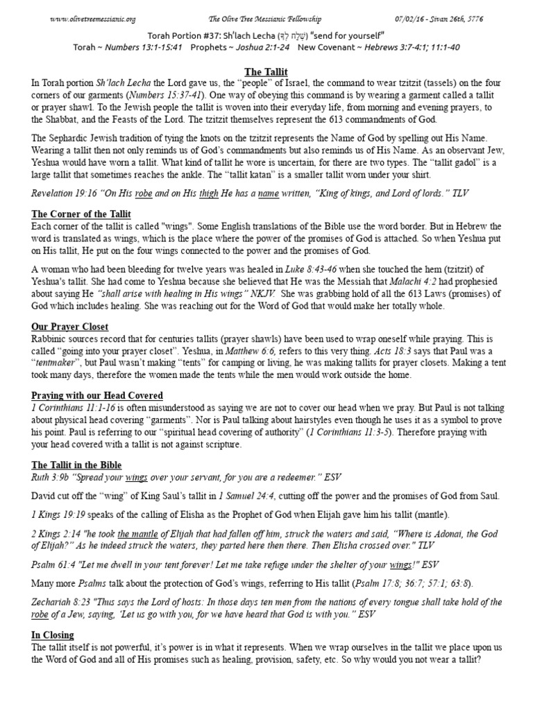 37 Shlach Lecha 07-02-16 | PDF | Hebrew Words And Phrases | Foreign ...