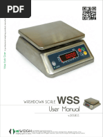 Counting Scale User Manual | PDF | Weighing Scale | Calibration