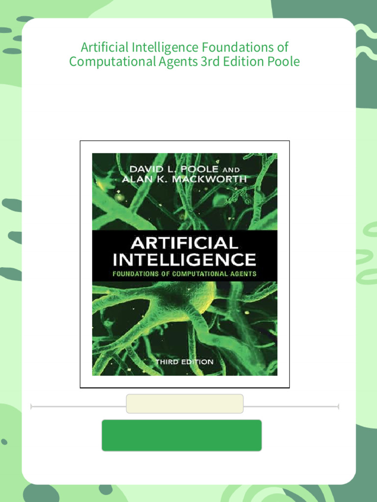 Artificial Intelligence Foundations of Computational Agents 3rd Edition Poole - Download the ...