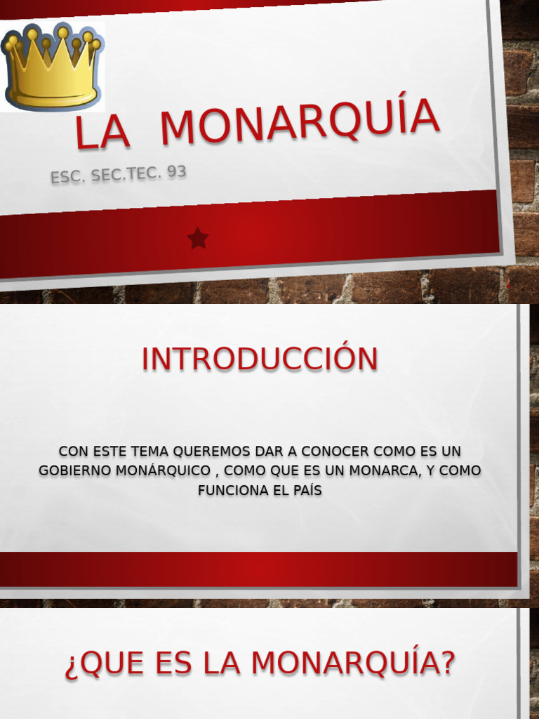 ¿Qué es la Monarquía y su Funcionamiento? | PDF | Monarquía | Formas de ...