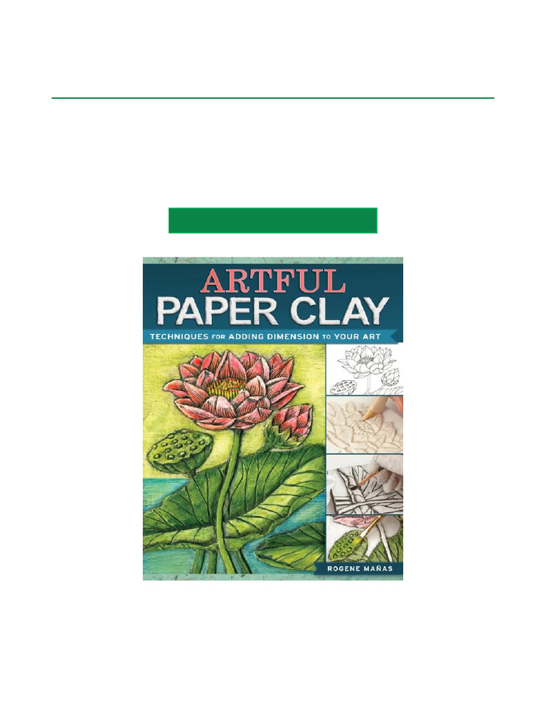 Preview Artful Paper Clay Techniques For Adding Dimension To Your Art ...